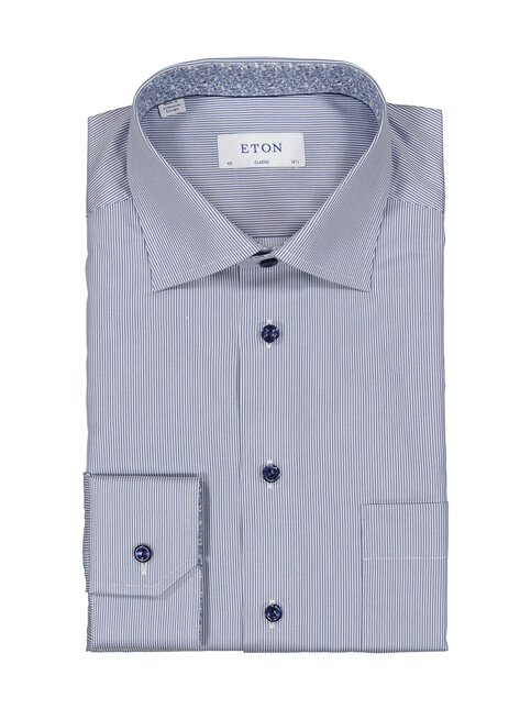 25 MID BLUE Eton Classic Fit -kauluspaita |50 | Kauluspaidat | Stockmann
