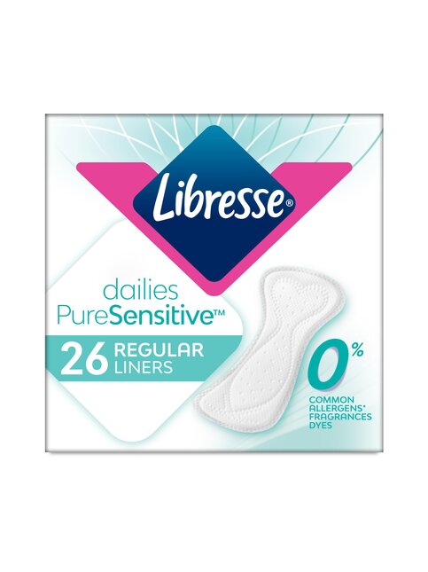 WHITE Libresse Pure Sensitive Normal -pikkuhousunsuoja 26 kpl |26 kpl ...