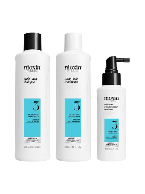 NOCOL Nioxin System 3 Loyalty Kit -hiustenhoitopakkaus |300+300+100 ML ...