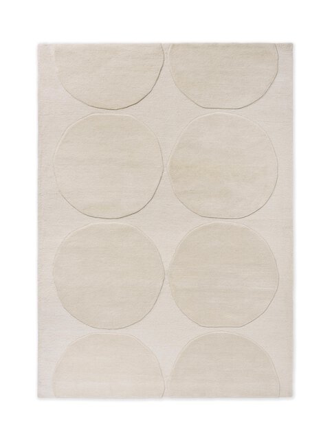 132501 NATURAL WHITE Marimekko Isot Kivet -villamatto | Villamatot ...