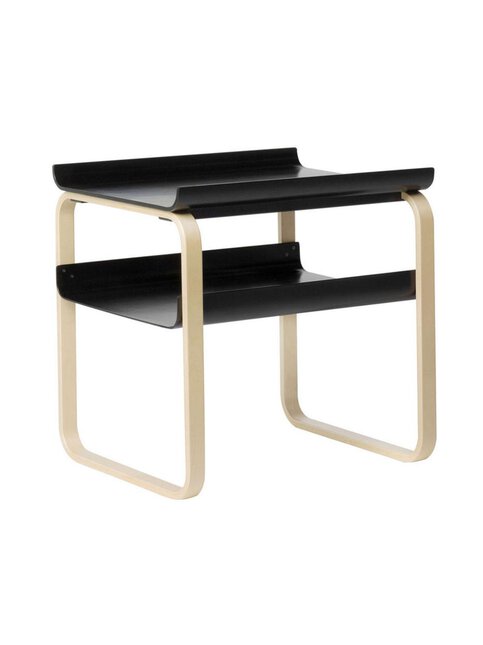 BEIGE Artek Kehäpöytä 915 musta/koivu |49 x 59 x 59 cm | Lipastot ...