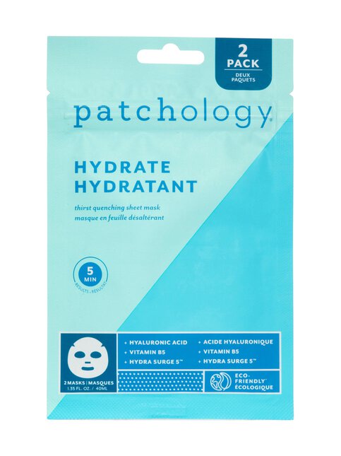 Patchology Hydrate Sheet Mask Duo auduma maska 2 gab. | Stockmann