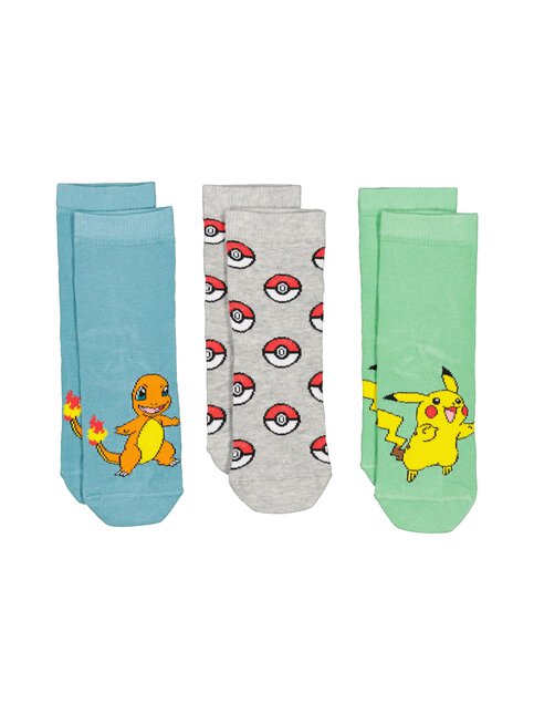 8974 LIGHT DUSTY TURQUOISE Lindex Pokemon-sukat 3-pack | Sukat ...