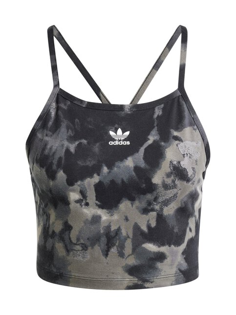 IW0837 BLACK/MULTCO adidas Originals Tie Dye Crop -toppi | T-paidat ...