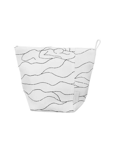 WHITE FABRIC, BLACK PRINT Saana ja Olli Rakkauden Meri ...