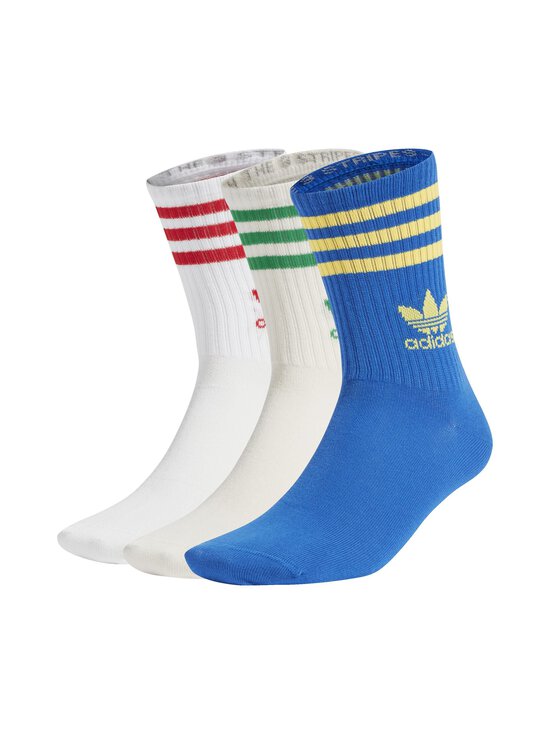 IX7512 BLUE/CWHITE/WHITE adidas Originals Mid Cut Crew -sukat 3-pack ...
