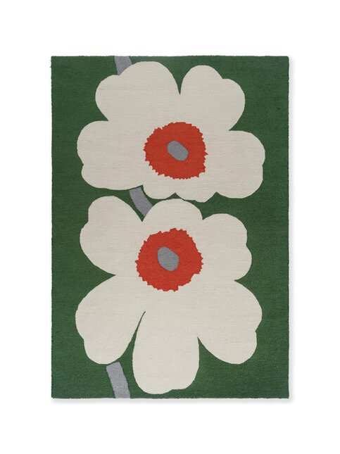433007 GREEN Marimekko Unikko 60th Anniversary -matto | Matot | Stockmann
