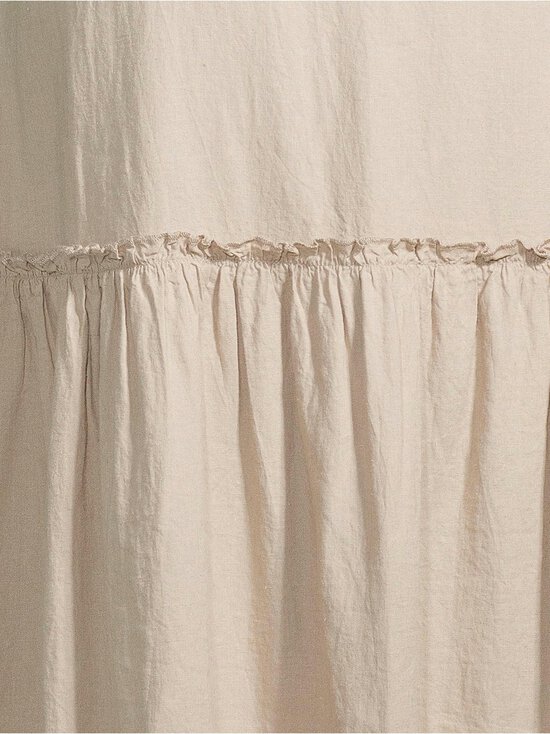 SAND BEIGE NOOM Addison Nm -pellavasekoitehame | Hameet | Stockmann