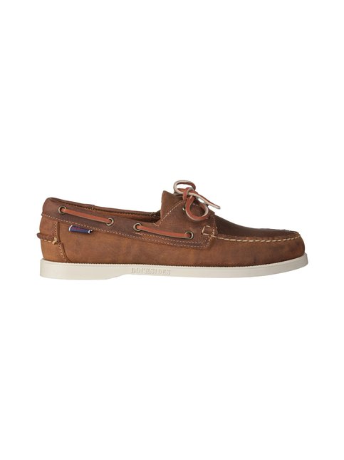 912 - BROWN TAN Sebago Docksides Crazy H -purjehduskengät |9 | Tennarit ...