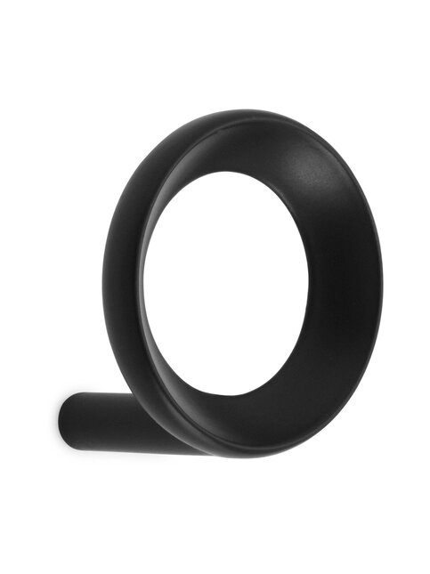 BLACK Normann Copenhagen Loop Small -koukku |Ø 4,4 cm | Naulakot ...