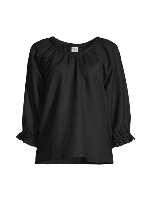 BLACK NOOM Anne-pellavasekoitepusero |38 | Paidat & puserot | Stockmann
