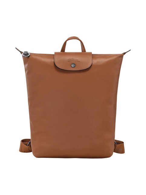 504 COGNAC Longchamp Le Pliage Xtra S -nahkareppu |22 x 27 x 10 cm ...