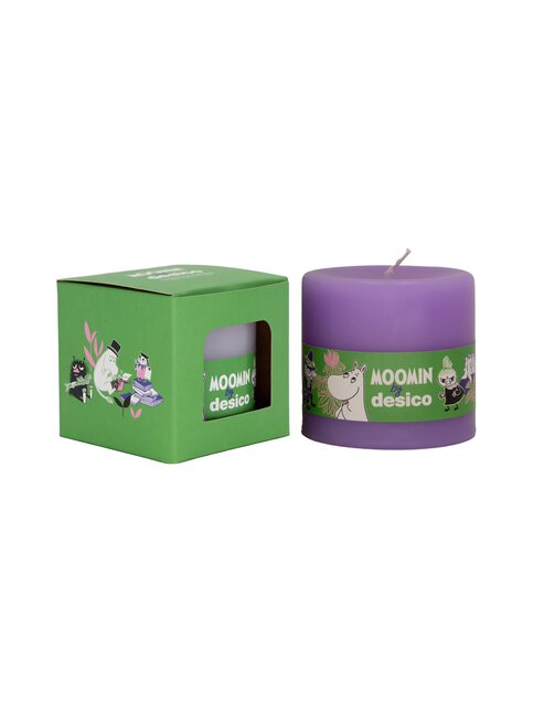 MOOMIN PURPLE Desico Moomin by Desico -pöytäkynttilä 7 cm |7 cm ...