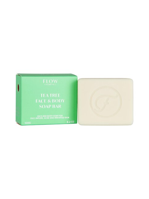 NOCOL Flow Cosmetics Tea Tree Face & Body Soap Bar -teepuusaippua |120 ...
