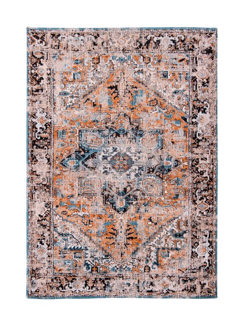 ORANGE/BLUE Louis de Poortere Antique Heriz -matto | Puuvillamatot ...