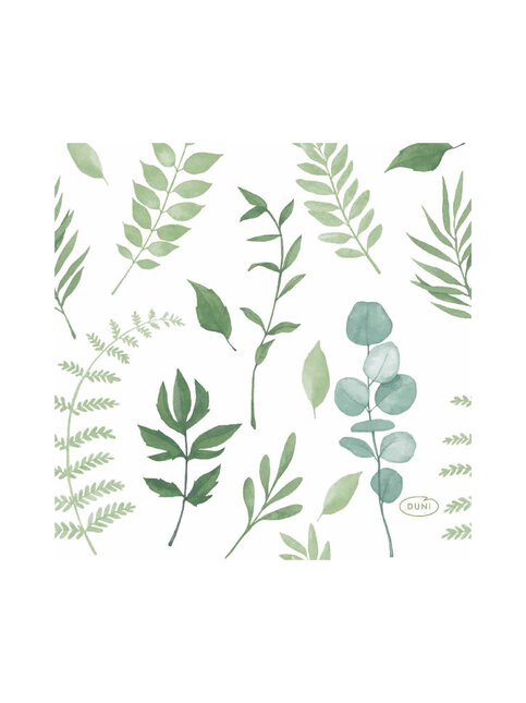 GREEN Duni Bio Greenery -servetit 24 cm 20 kpl |24 x 24 cm ...