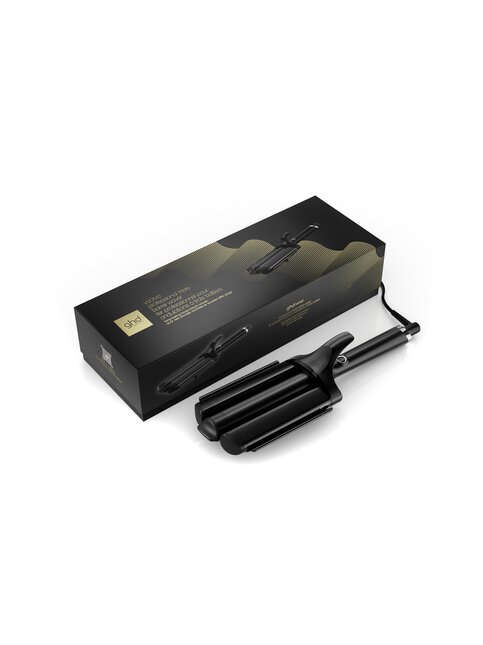 BLACK GHD Wave Professional Triple Waver -kolmoislainerauta |43 x 10 x ...