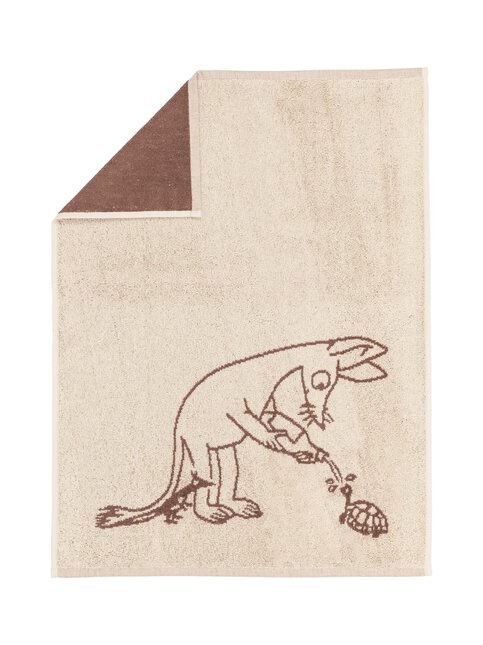BEIGE Moomin Arabia Nipsu-käsipyyhe 50 x 70 cm |50 x 70 cm ...
