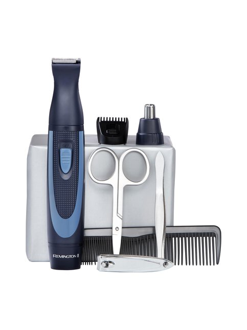 BLUE Remington Travel Kit Trimmer Set -trimmerisetti, 13 osaa |11,5 x 5 ...